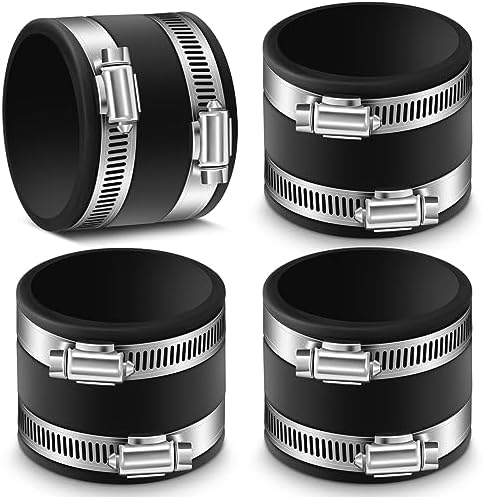 Minatee Dust Control Flex Cuffs with Stainless Steel Hose Clamps ...