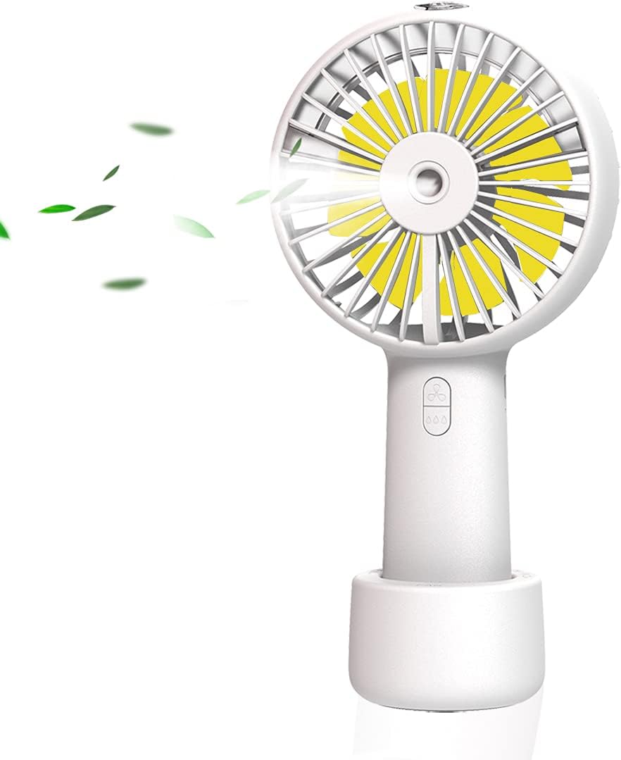 Amazon.com: Small Handheld Misting Fan, Portable Mister Fan with 20ml ...