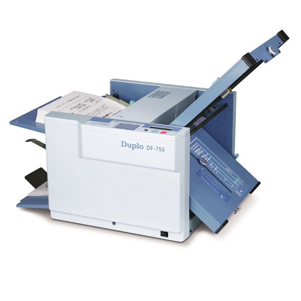 Duplo DF-755 Manual Paper Folder, Folds up to 120 sheets per minute ...
