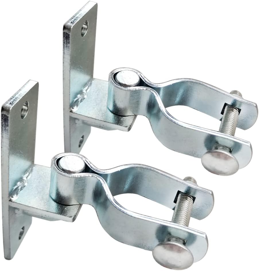 Amazon.com: 2 Pack 1-3/8 Inch Wall Mount Gate Hinge Metal Hinges Fence ...