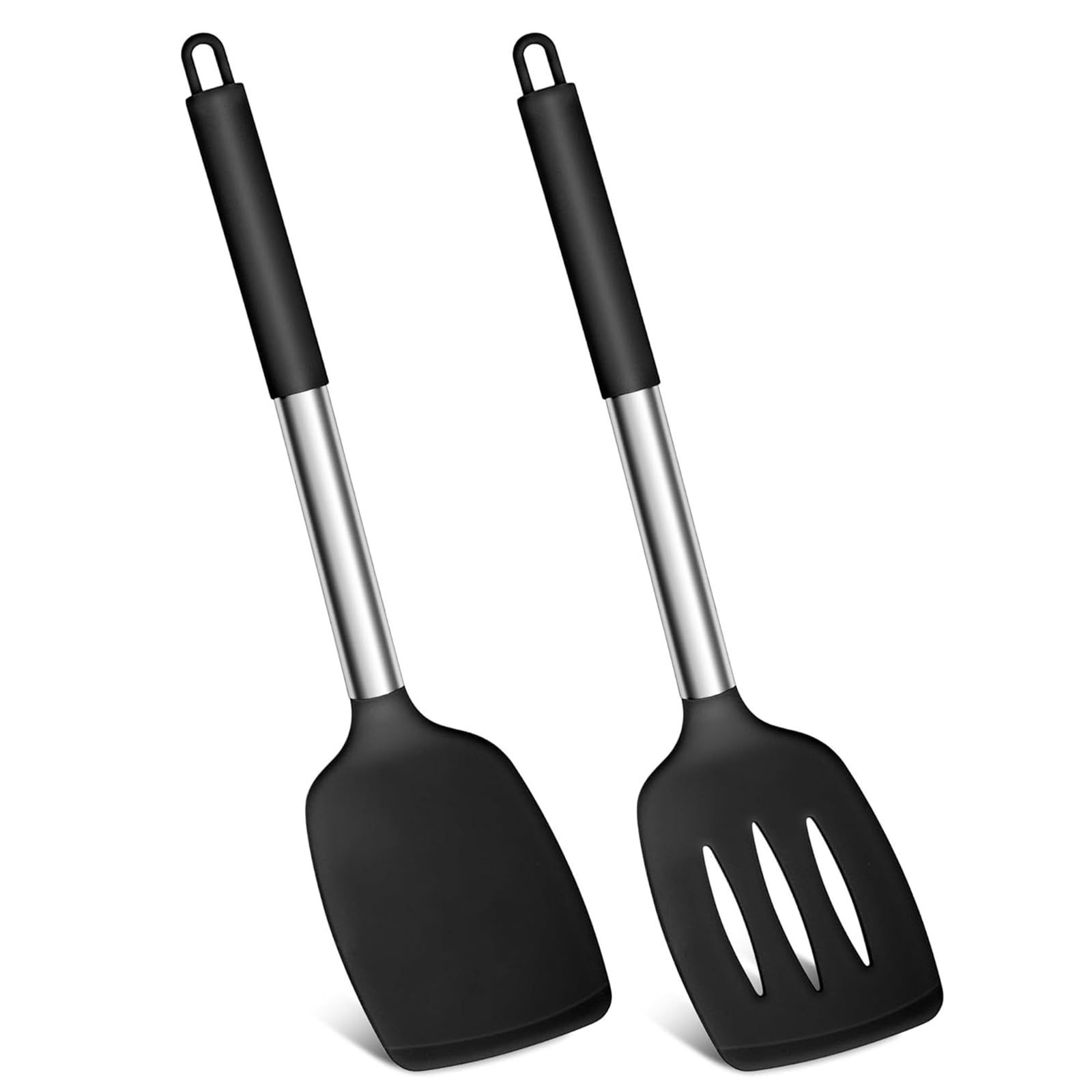 2Pcs Spatula, Chef Specific Silicone Spatula, Heat Resistant Kitchen ...