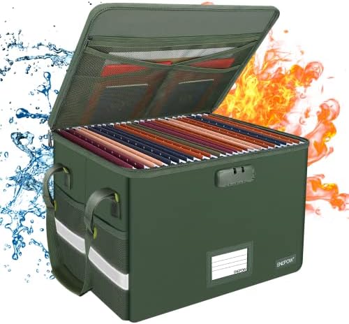 Amazon.com: DocSafe File Box with Lock,Multi-Layer Fireproof Document ...