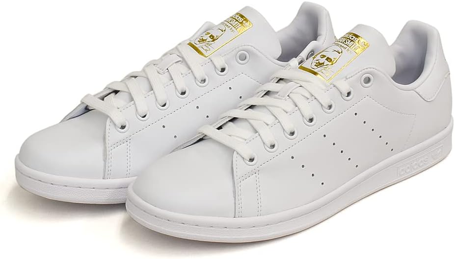 Amazon.co.jp: adidas スタンスミス スニーカー STANSMITH レディース メンズ ホワイト/ゴールド 白 ...