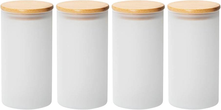 Amazon.com: PYD Life Sublimation Storage Jars Glass Blanks Tumbler Food ...
