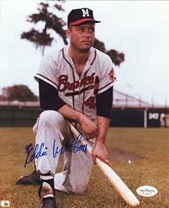 Amazon.com: EDDIE MATTHEWS SIGNED AUTOGRAPHED 8x10 BRAVES PHOTO JSA ...