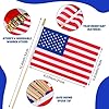 Amazon.com: Preboun 200 World Flags Countries Flags on Stick Small ...