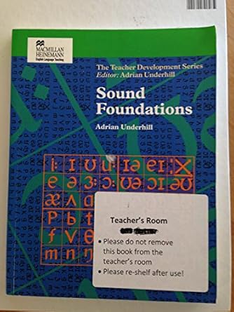 SOUND FOUNDATION (BOOK): Adrian Underhill: 9780435240912: Amazon.com: Books