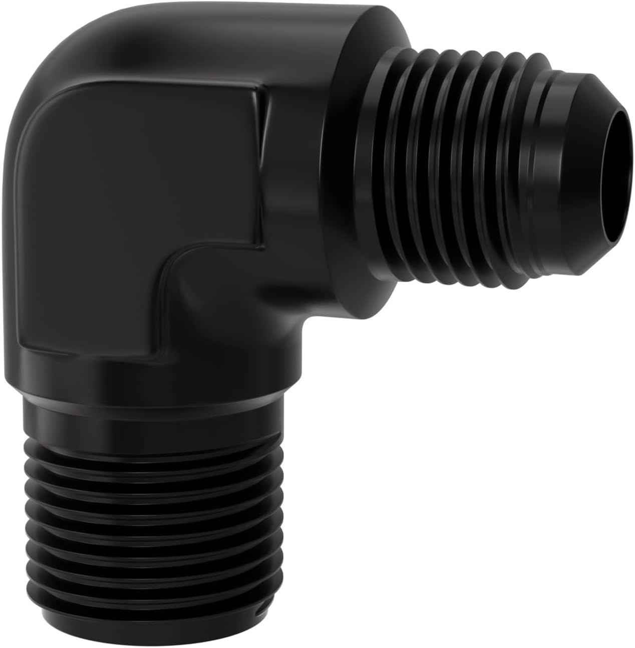 Amazon.com: APIELE 6AN to 3/8" NPT 90 Degree Aluminium Male Fitting ...