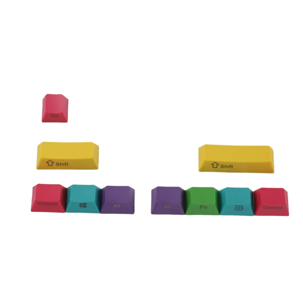 Amazon.com: OEM Profile PBT RGBY CMYK Modifiers 10 Keys Laser Engraved ...