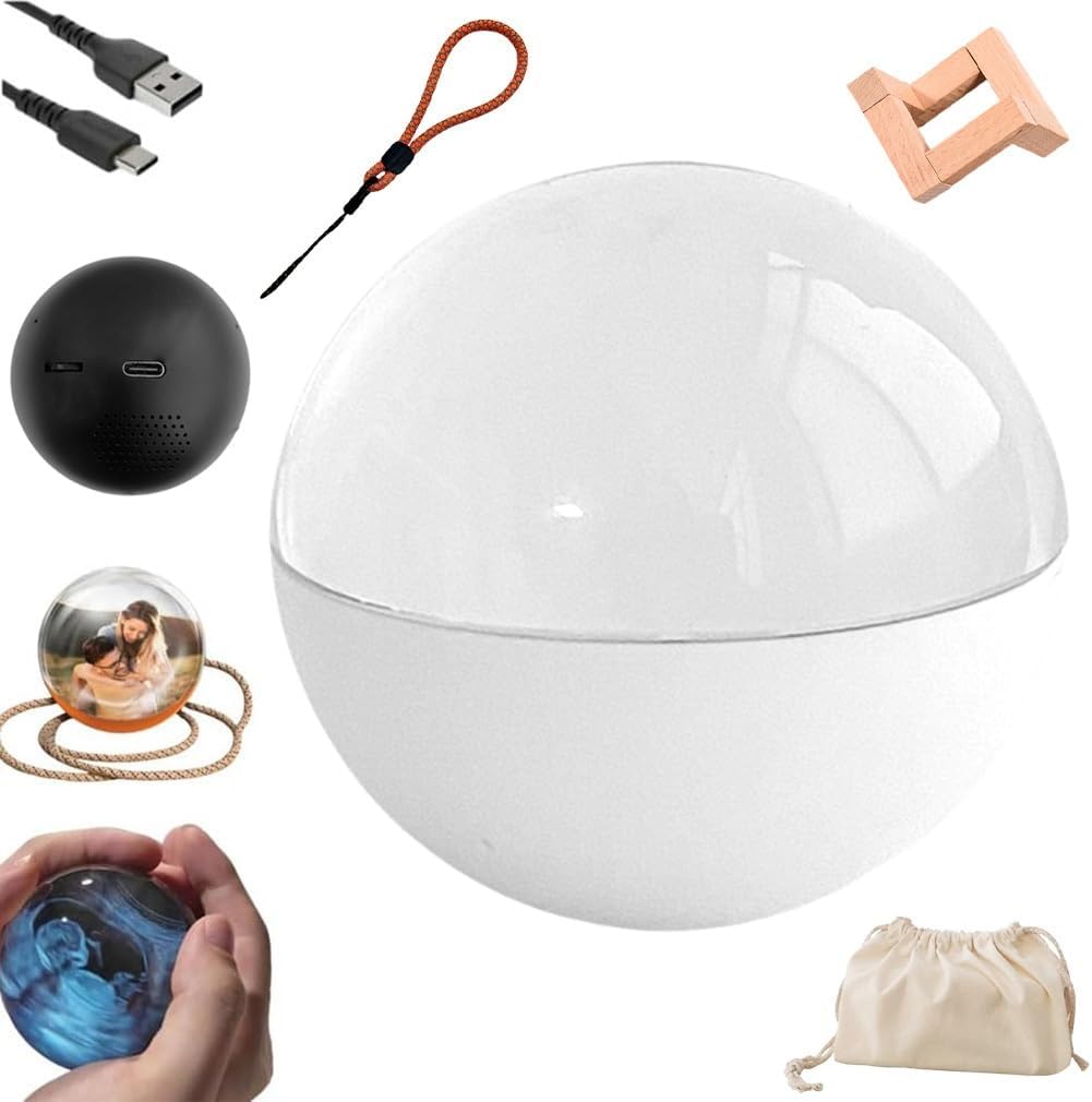 Amazon.com: Christmas Memory Orb Ball Sphere Ornament, Video Memory ...