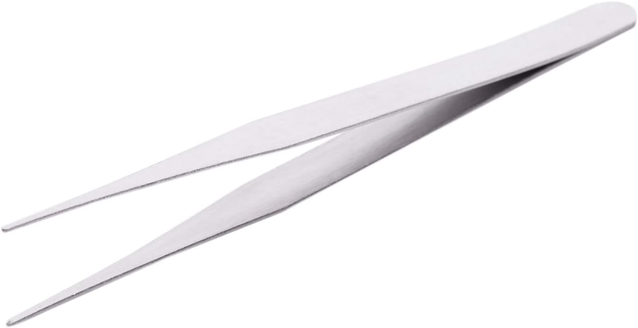 Darameea Tweezers Medical Tweezers Tweezers Antistatic Metal Curved ...