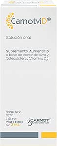 Carnotvid Suplemento con 400 UI de Vitamina D3 Frasco 3ml : Amazon.com ...