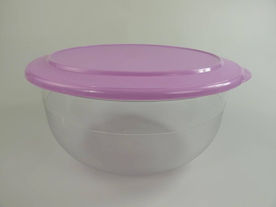 Large Clear Tupperware Bowl
