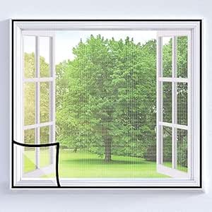 GanpatiFiberglass Mesh Mosquito Net Pre Stitched With Fastener Tape On ...