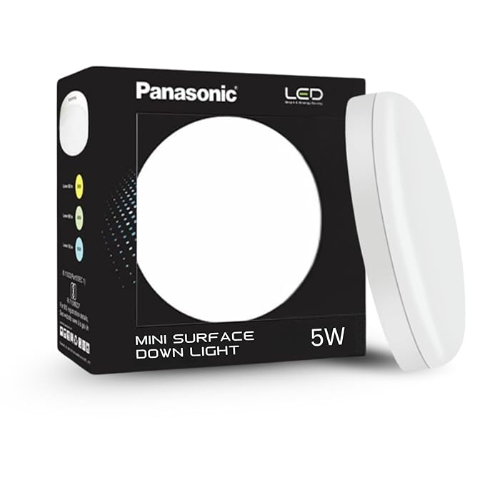 Panasonic 5W Mini Surface Downlight, Surface Downlight for Ceiling, Low ...