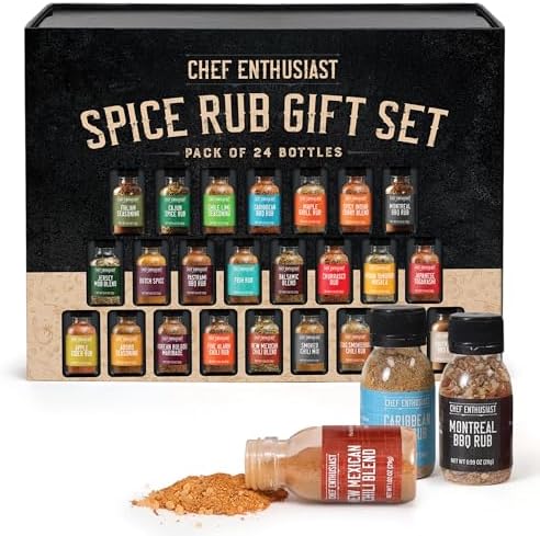 Amazon.com : Holiday Gift Grilling Spices & Seasoning Set - 24 Unique ...