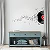Amazon.com: Musical Notation Disc Wall Decals Mark Vinyl Sticker DJ Art ...