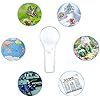 Amazon.com: 24 Pack Plastic Magnifier, Mini Magnifying Glass 5X and 15X ...