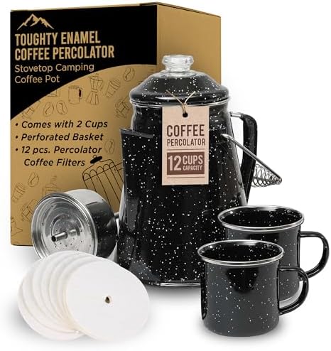 Amazon.com : Coleman QuikPot 10-Cup Propane Coffee Maker, 4500 BTUs ...