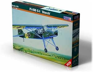 Amazon.com: MisterCraft MCD211 1:72 Scale Fi-156 C-1 Storch Model Kit ...
