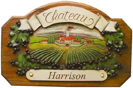 Amazon.com: French Wine Country Chateau Sign item 595C : Home & Kitchen