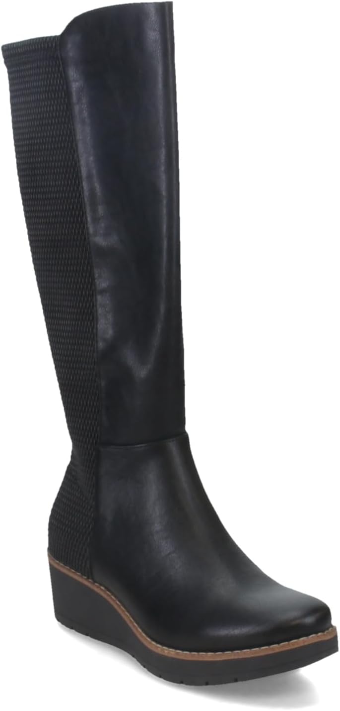 Amazon.com | Eurosoft Women's Falicia Black/Medium / 10 | Knee-High