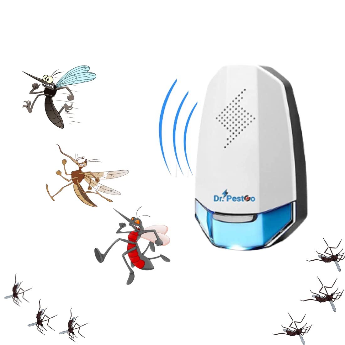 TREANDYY Ultrasonic Electric Pest Repellent Machine to Repel Lizard ...