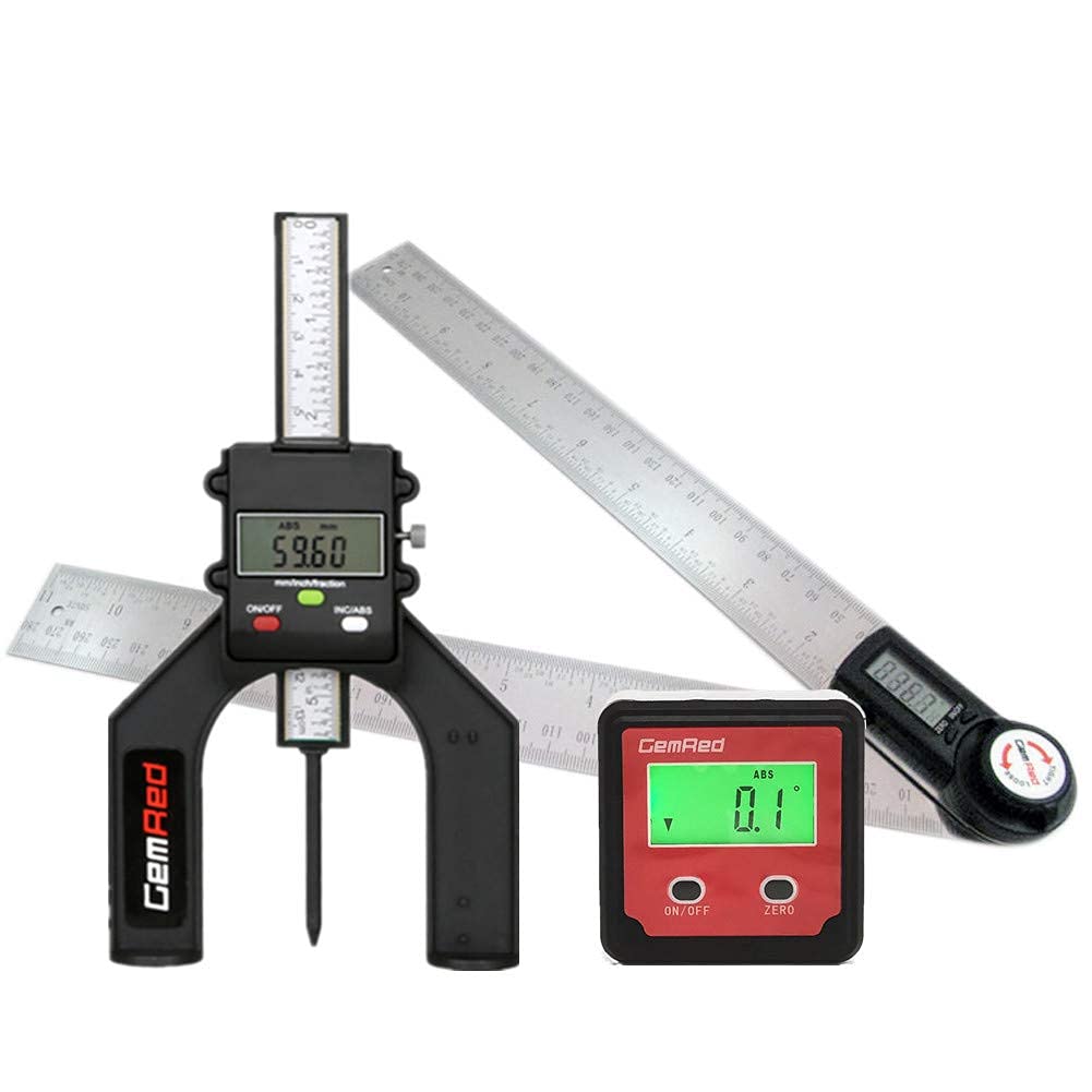 GemRed Digital Tool Kit for Woodworking & Table Saw: Amazon.com: Tools ...