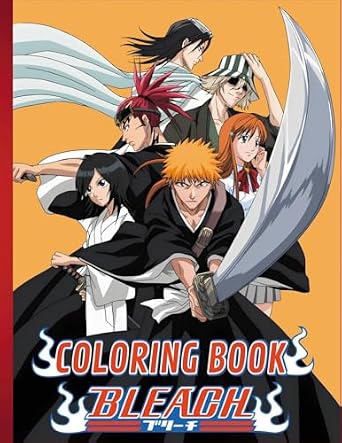 BLEACH Coloring Book : Elamri Media: Amazon.in: Books