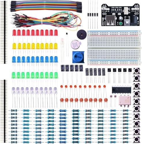 Amazon.com: ELEGOO Electronic Fun Kit Bundle with Breadboard Cable ...