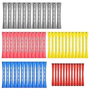 60 Stücke Dauerwelle Stangen Lockenwickler Kunststoff Dauerwelle Stangen Haarrollen Kunststoff ...