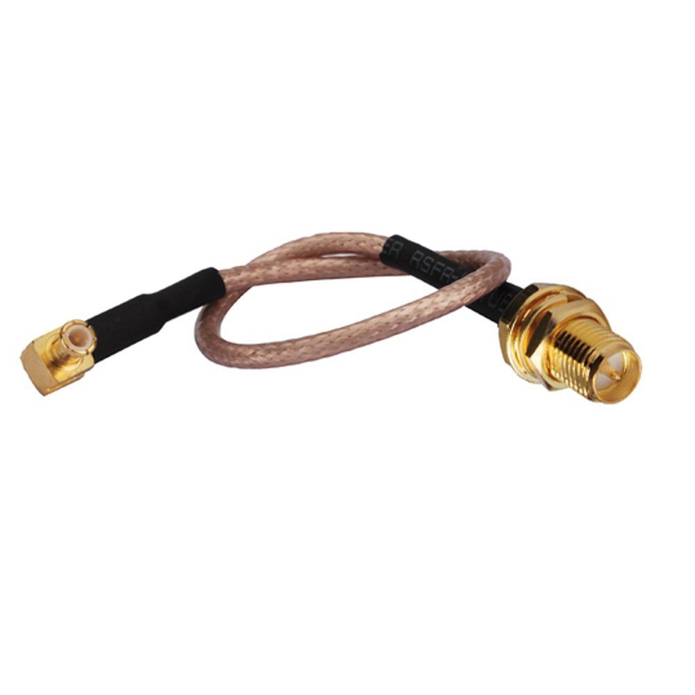 Buy 20cm RF Coaxial Adapter Assembly Electrical Wire MCX Male Right Angle to RP-SMA Female ...