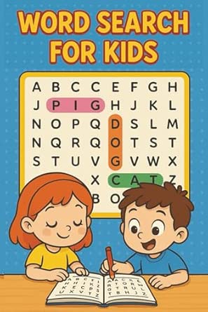 Word Search For Kids Puzzle Book: Easy-to-Read Puzzles for Kids ...