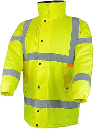 HI LIGHT VISIBLY BRIGHTER High-Vis Yellow EN343 Parka: Waterproof, warm ...