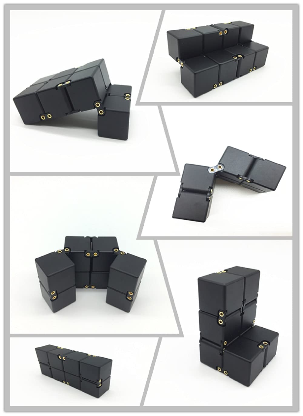 Lifidea Aluminum Alloy Metal Infinity Cube Fidget Cube (6 Colors ...