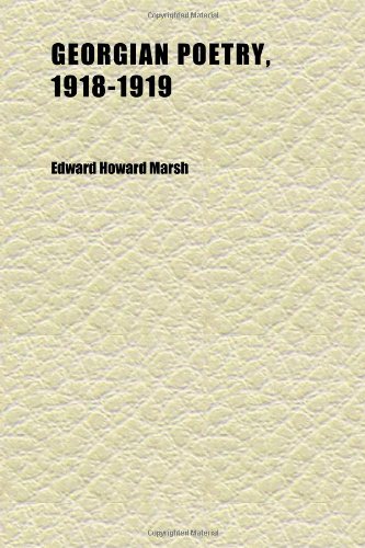 Georgian Poetry, 1918-1919 : Edward Howard Marsh: Amazon.in: Books
