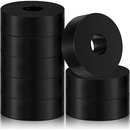 Amazon.com: Robosource Black Nylon Spacer 1/2inches Thick, 1/2inches OD ...