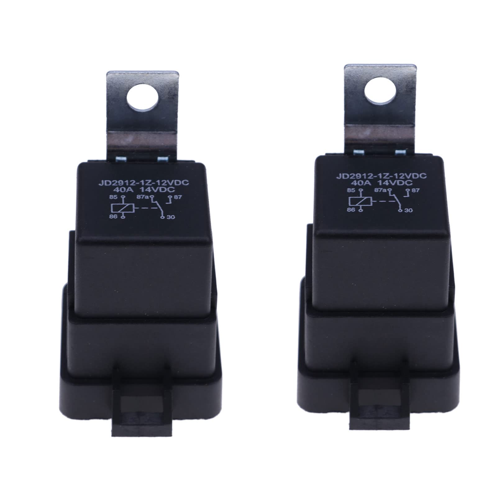 Amazon.com: IEQFUE 2PCS 12V 20/40 Amp SPDT RES Relay with Weatherproof ...