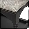 Amazon.com: Deco 79 Fabric Home Bench Arched Storage Entryway Bench ...