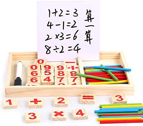 Baybee Children Multi-Functional Wooden Math Calculation Board with ...