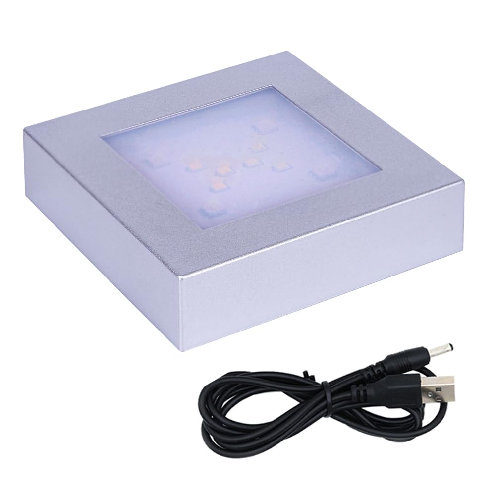 Amazon.com: PHOSOK LED Multimodal Multicolor Light Stand Base Silver ...