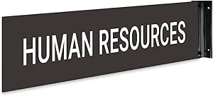 Amazon.com: Human Resources Projecting Sign, Double Sided, 2x10 Inches ...