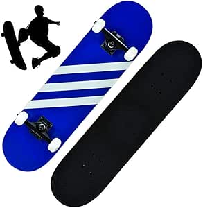 Amazon.co.jp: Skateboarding Kids Complete Four Wheel Double Kick Trick ...