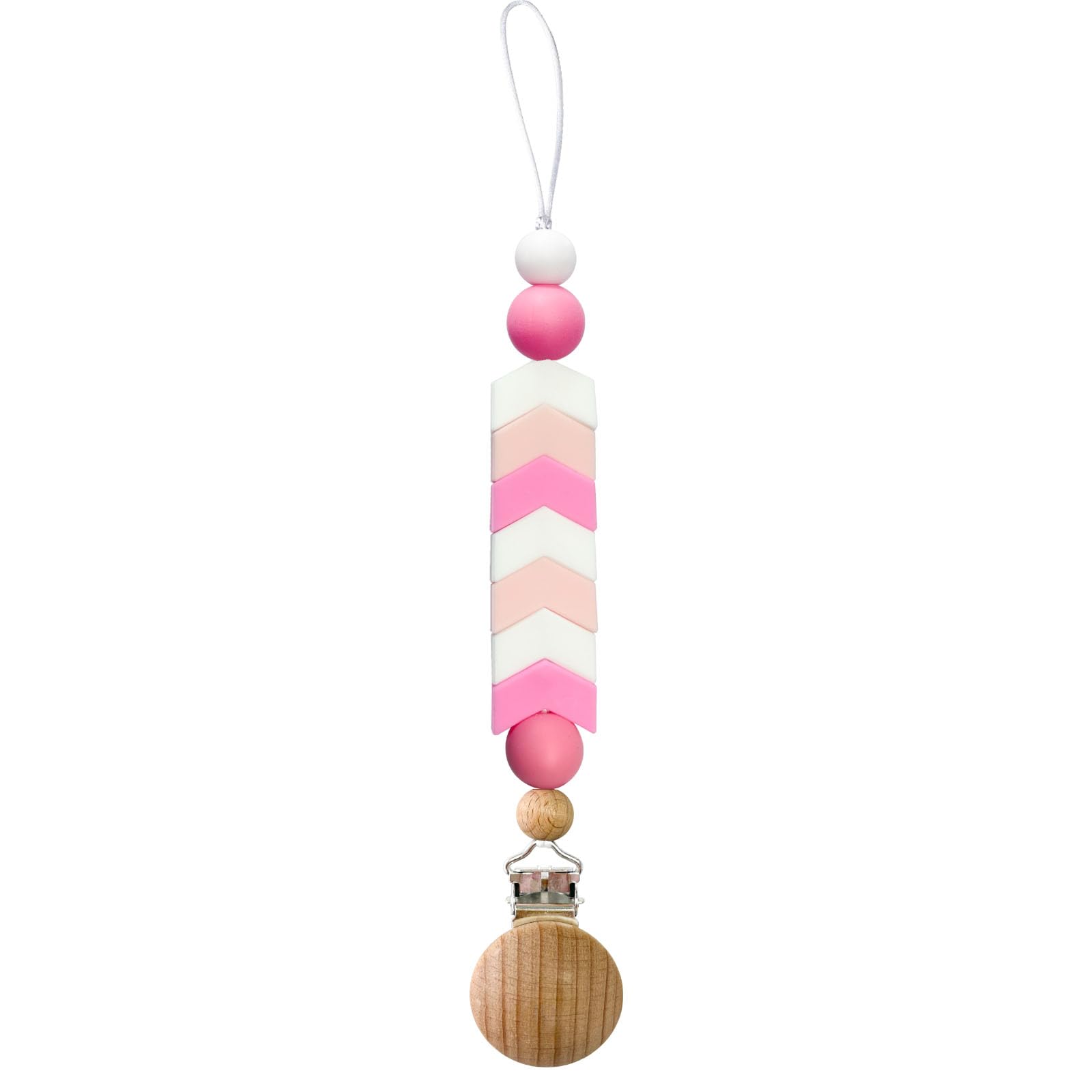 Snapklik.com : Silicone Pacifier Clips Baby Girl,Crib Pacifier Catcher ...
