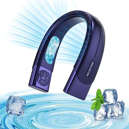KIDEE Neck Fan, Neck Fans Portable Rechargeable, Upgrade 360° Air ...