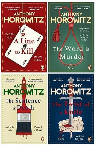 Hawthorne and Horowitz Mysteries Series 4 Books Collection Set: Amazon ...