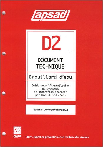 Amazon.com: Référentiel APSAD D2 Brouillard d'eau (French Edition ...