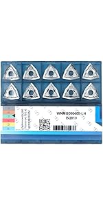 Hopson Tools Carbide Turning Inserts WNMG 431 PF / WNMG080404 for ...