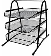 Amazon.com: Performore 3-Tier Stackable Paper Tray Organizer for Desk ...