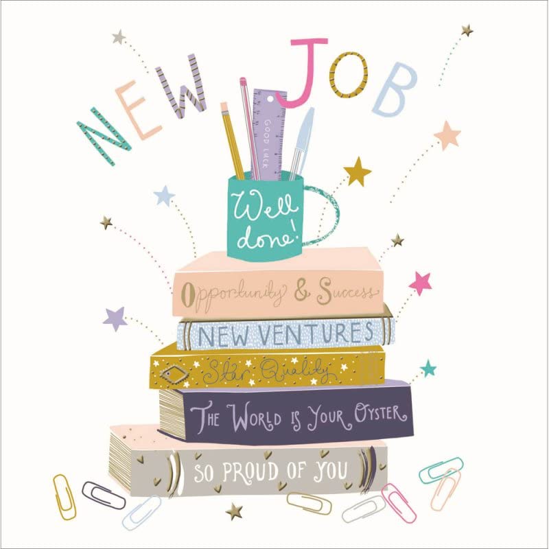 Woodmansterne General Female New Job Congratulations Card For Women ...